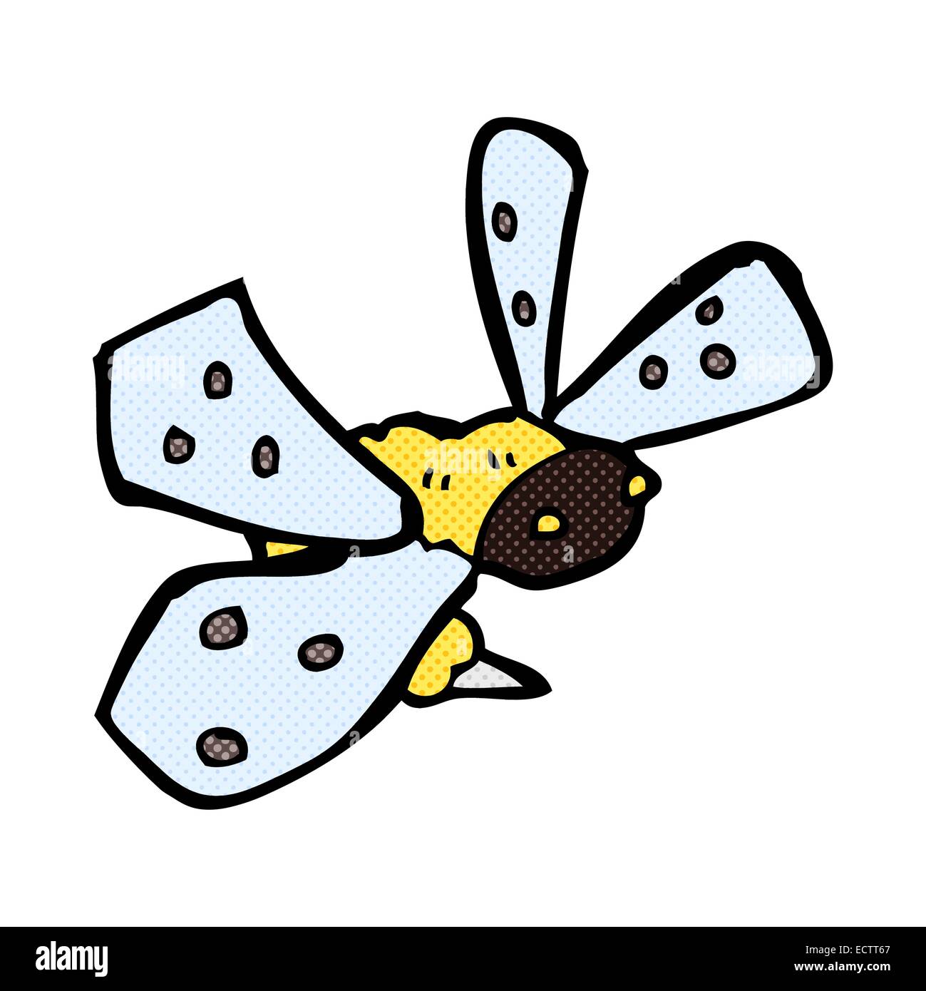 retro comic book style cartoon bee Stock Vector Image & Art - Alamy