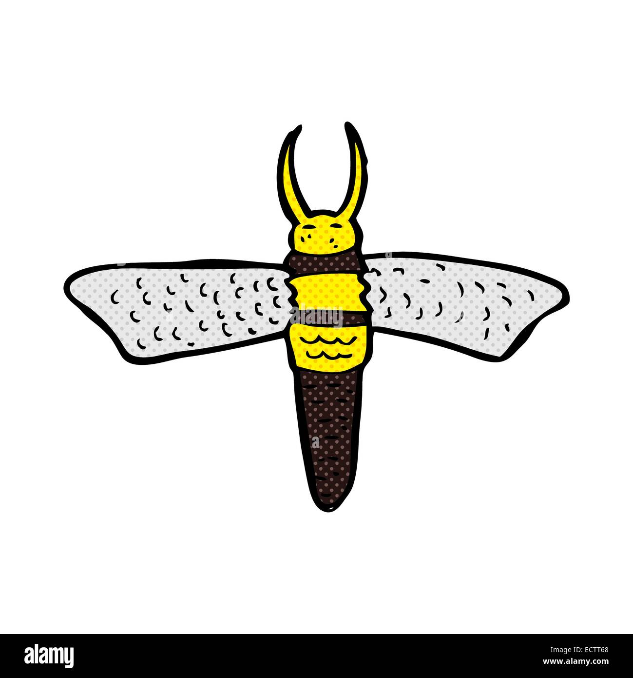 retro comic book style cartoon bug Stock Vector Image & Art - Alamy