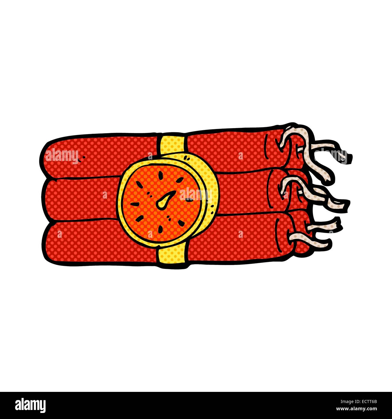 retro comic book style cartoon bomb Stock Vector Image & Art - Alamy