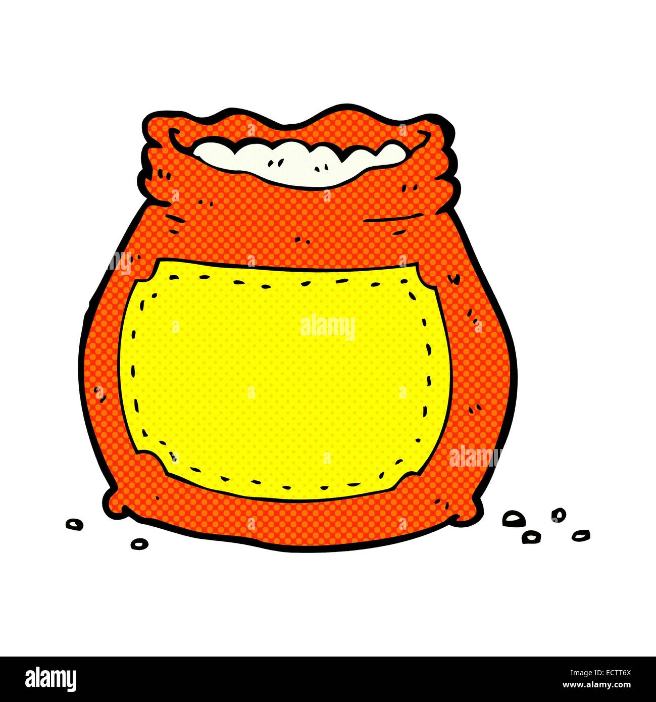 Flour bag cartoon character vector Cut Out Stock Images & Pictures - Alamy