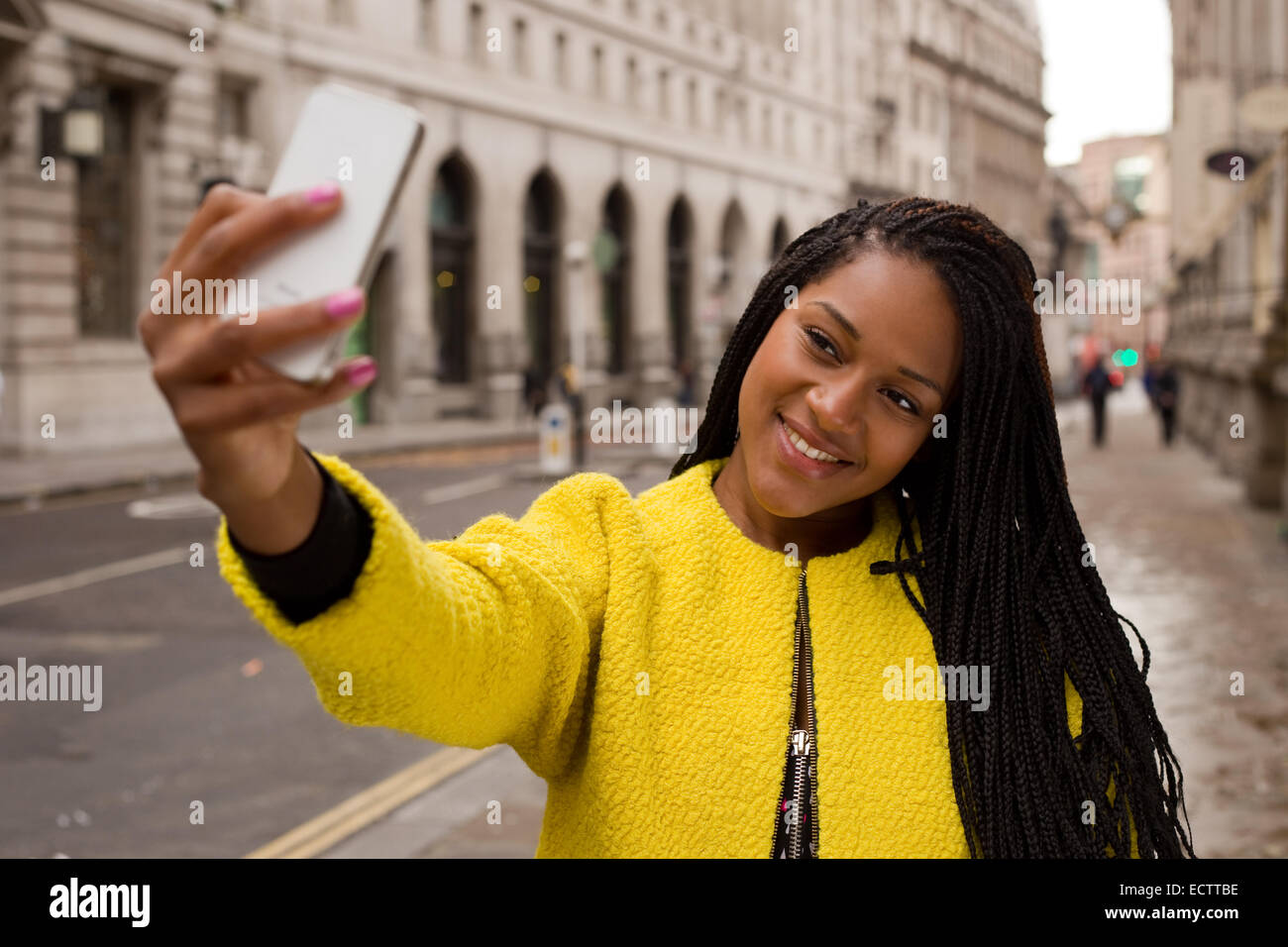 young woman taking a selfie Stock Photo - Alamy
