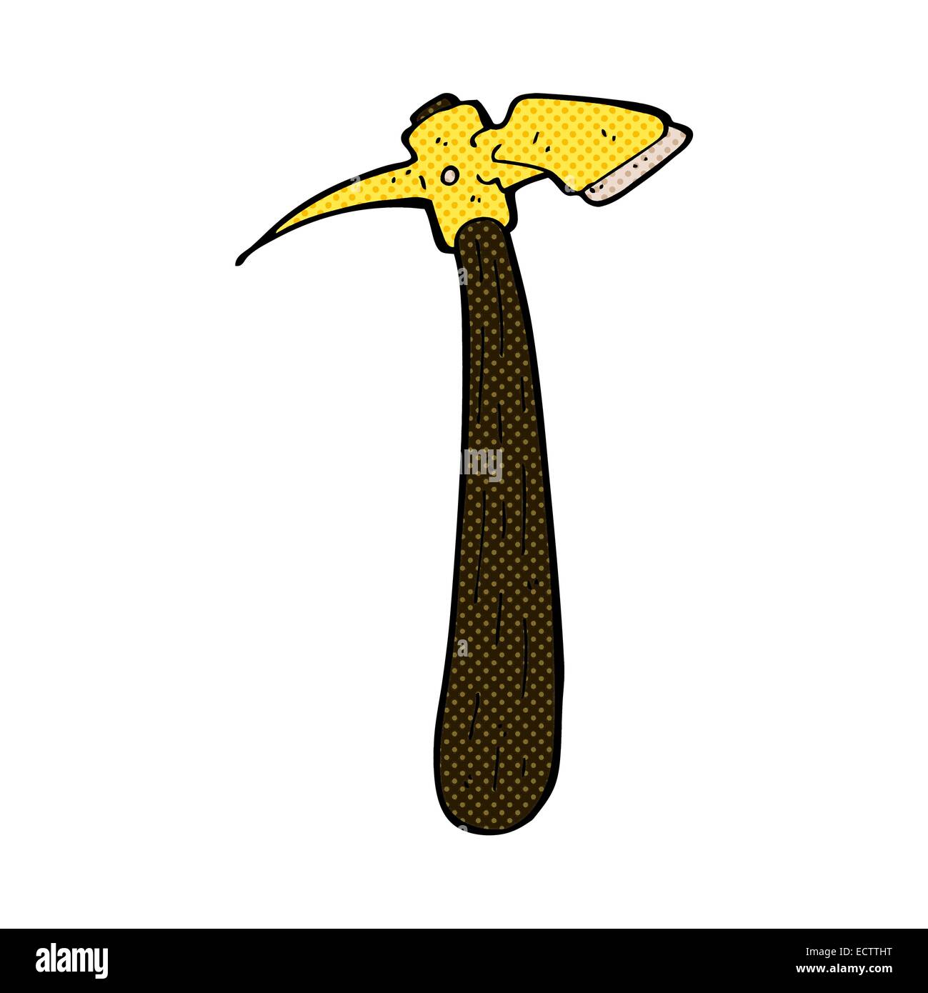 retro comic book style cartoon pick axe Stock Vector Image & Art - Alamy