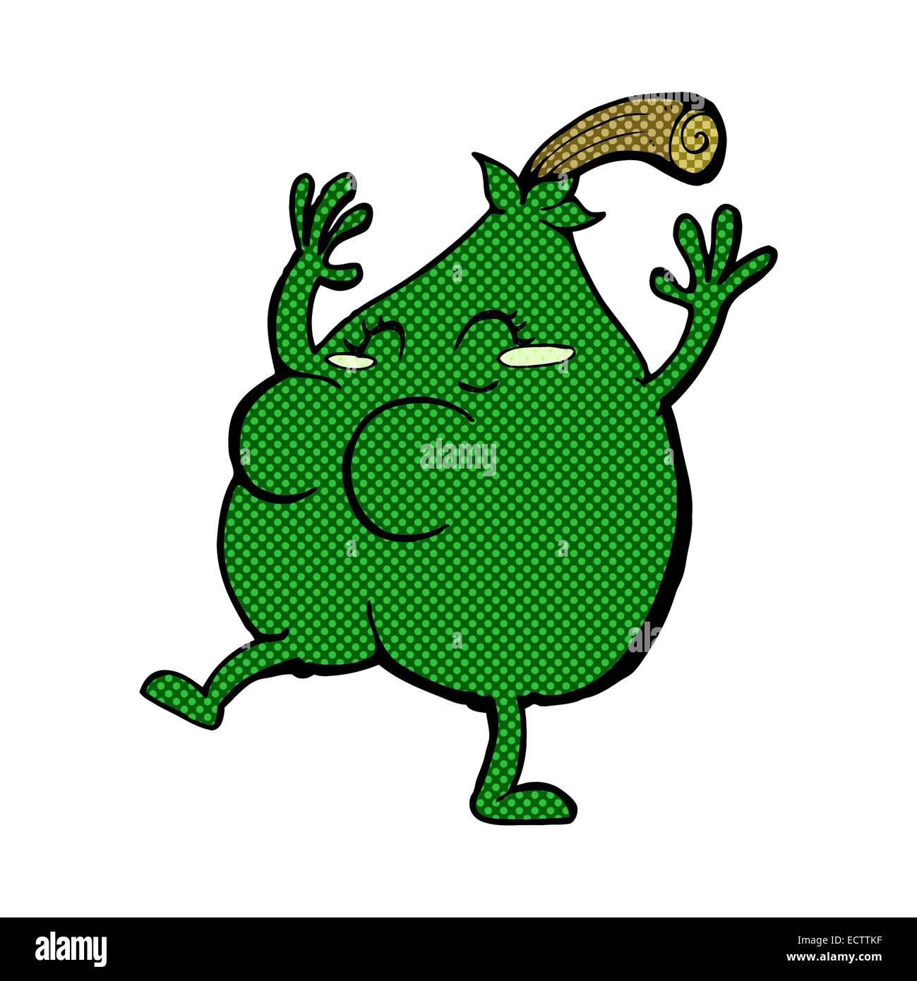 a nice pear retro comic book style cartoon Stock Vector Image & Art - Alamy