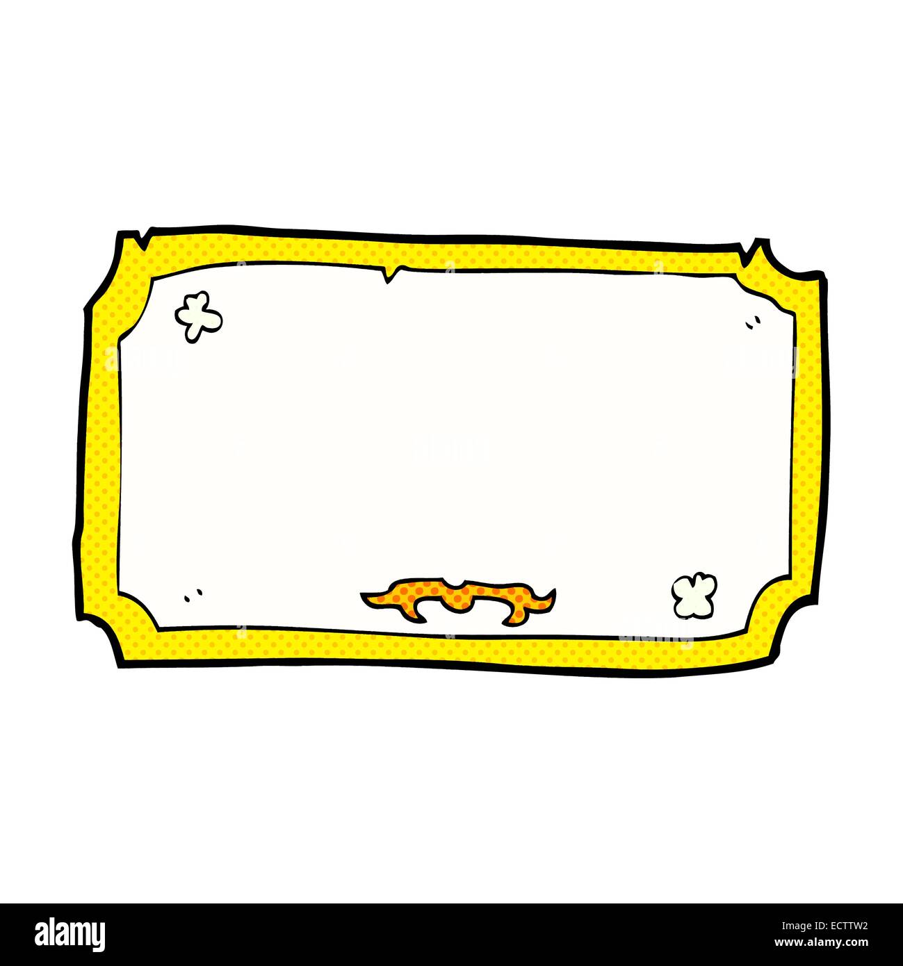 retro comic book style cartoon old frame Stock Vector Image & Art - Alamy