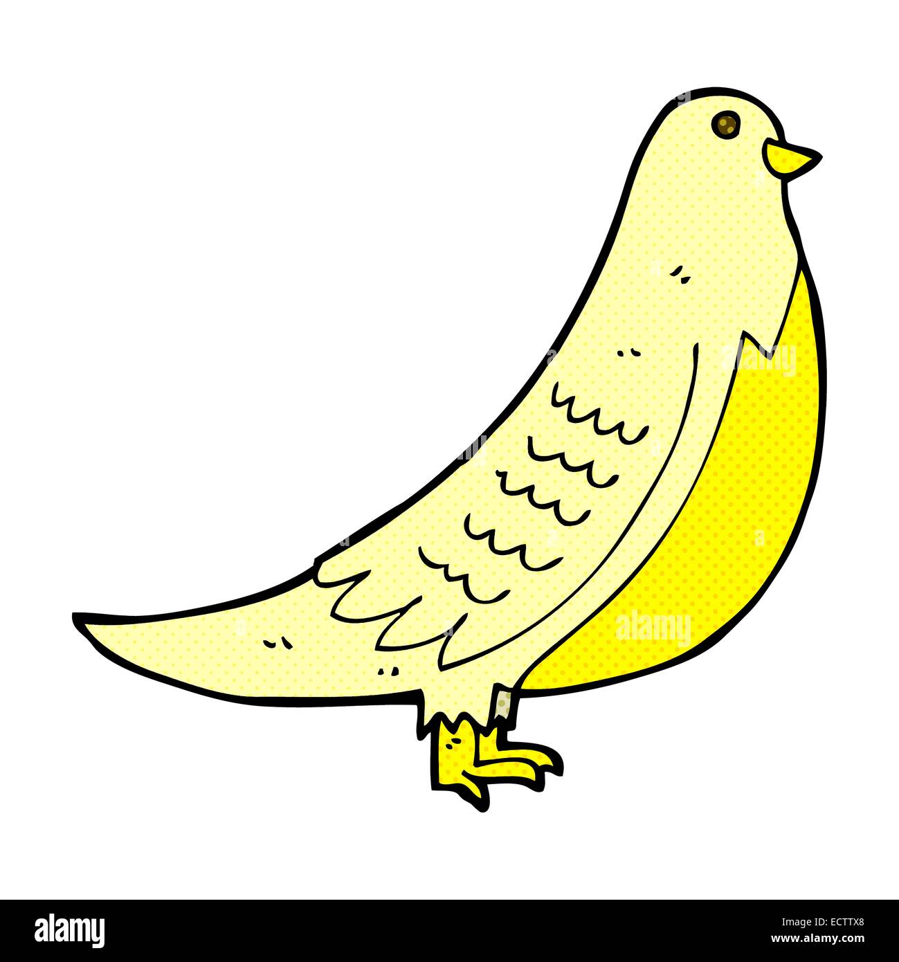 retro comic book style cartoon bird Stock Vector Image & Art - Alamy