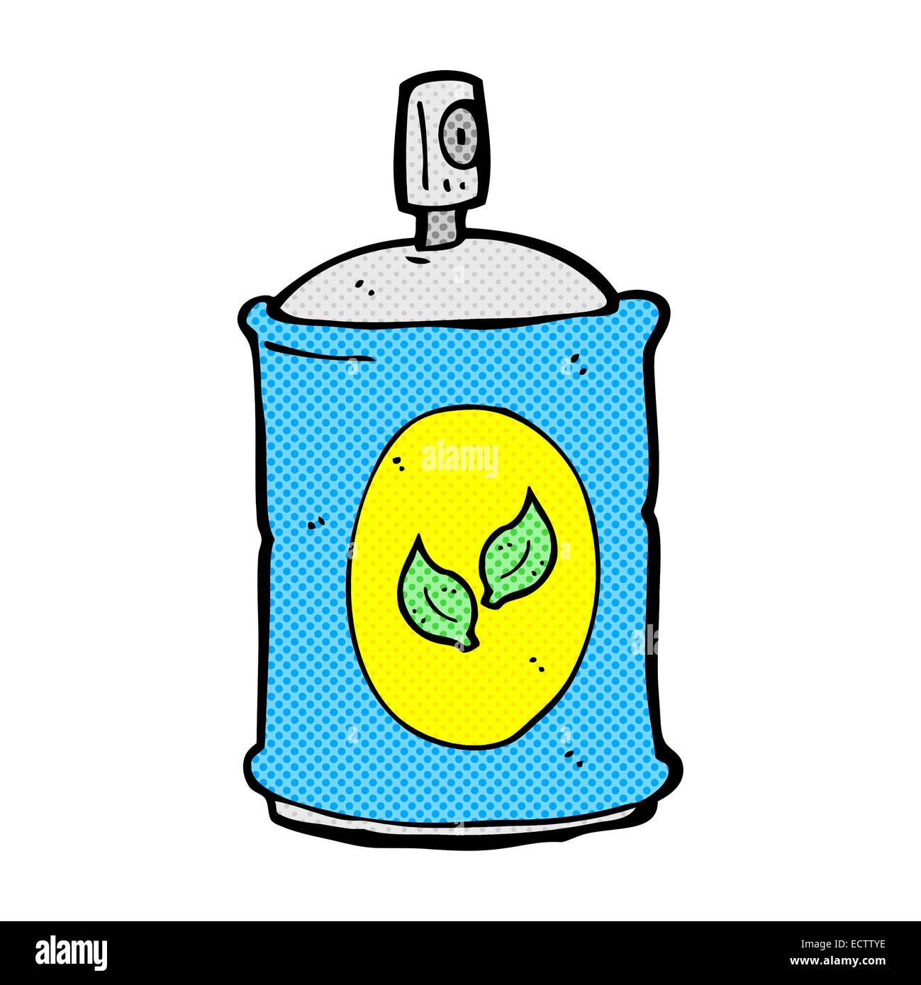 retro comic book style cartoon natural spray Stock Vector Image & Art ...