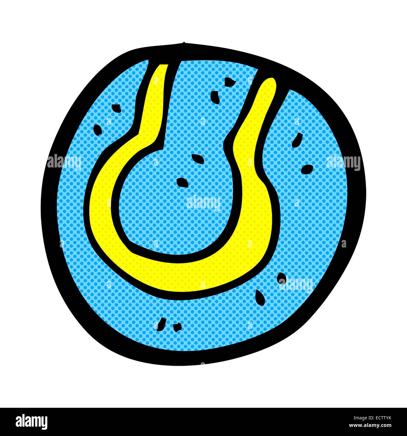 retro comic book style cartoon tennis ball Stock Vector Image & Art - Alamy