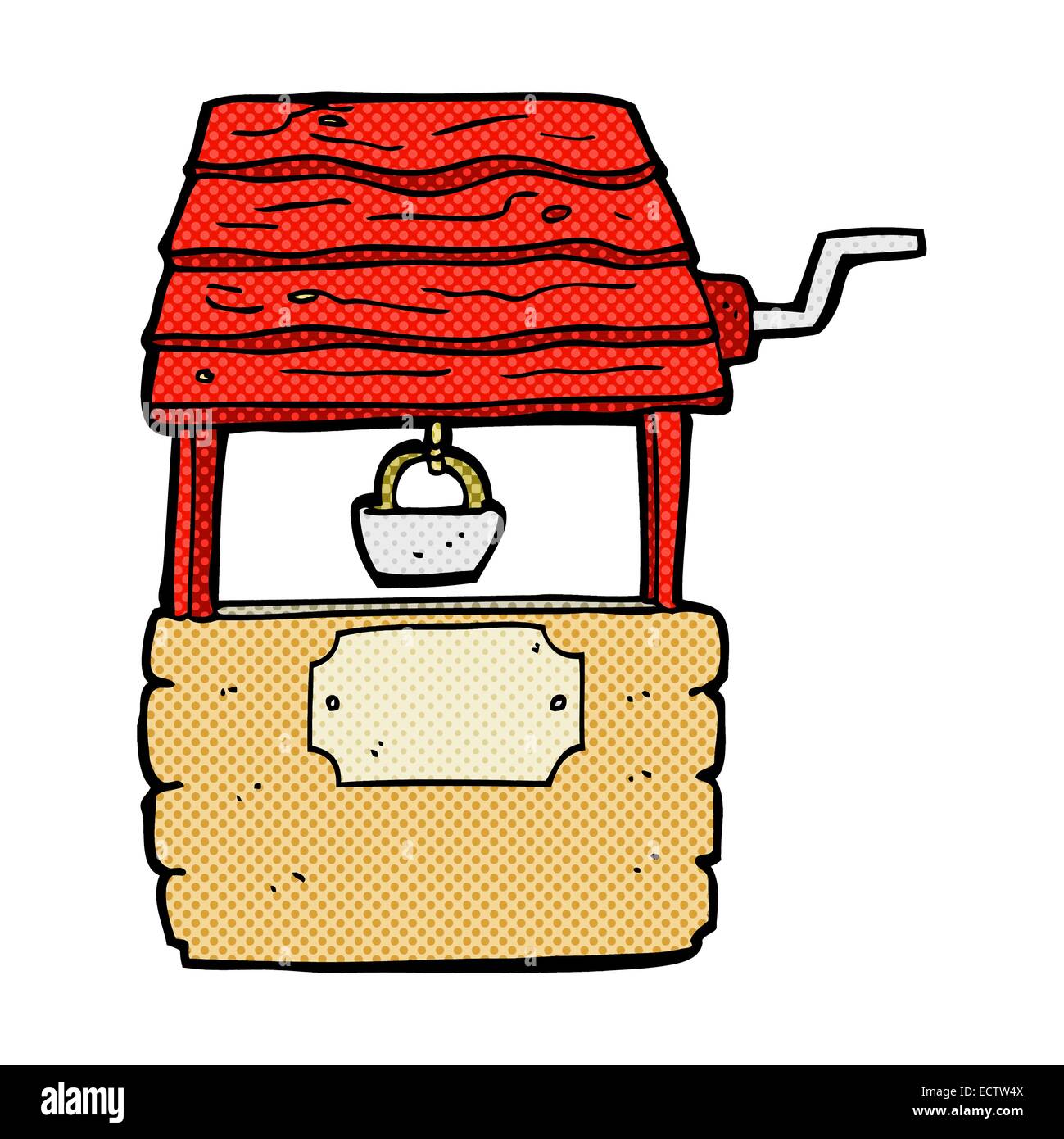 retro comic book style cartoon well Stock Vector Image & Art - Alamy