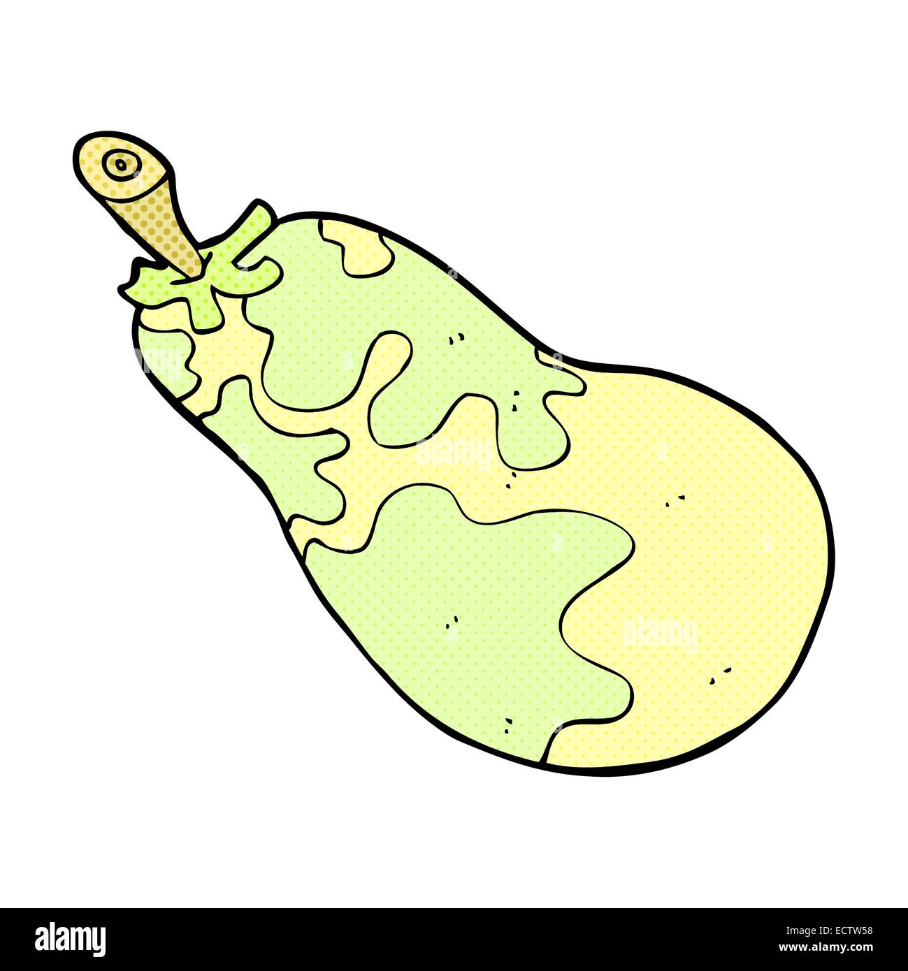 retro comic book style cartoon pear Stock Vector Image & Art - Alamy