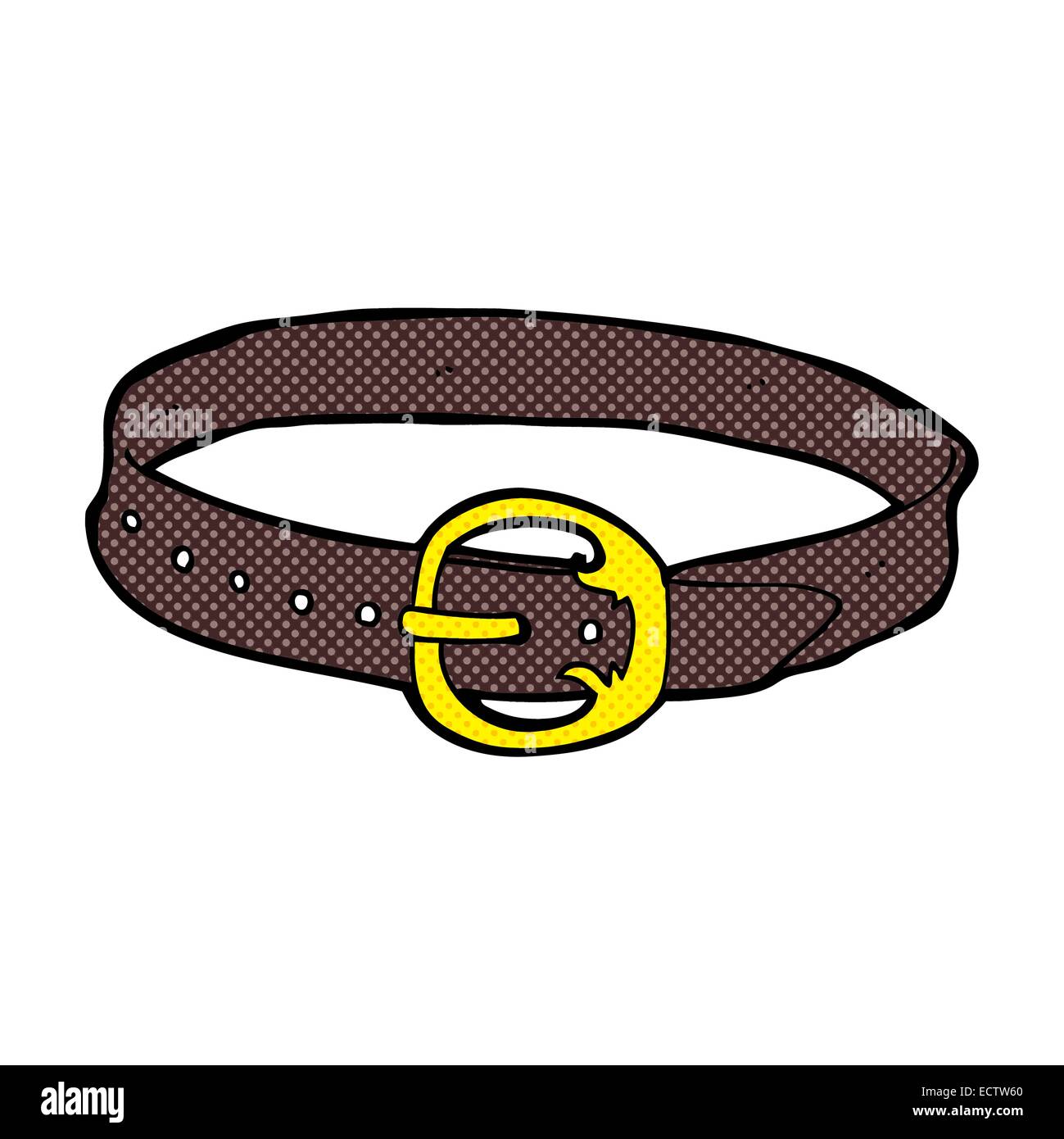 retro comic book style cartoon old belt Stock Vector Image & Art - Alamy