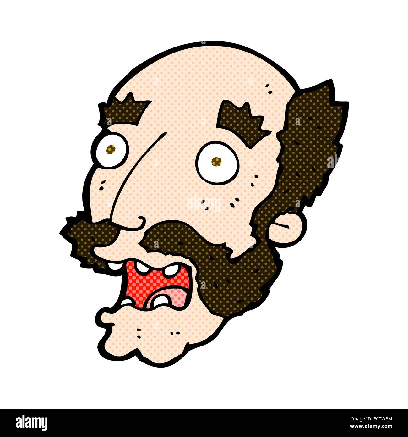 Cartoon shocked man book hi-res stock photography and images - Alamy