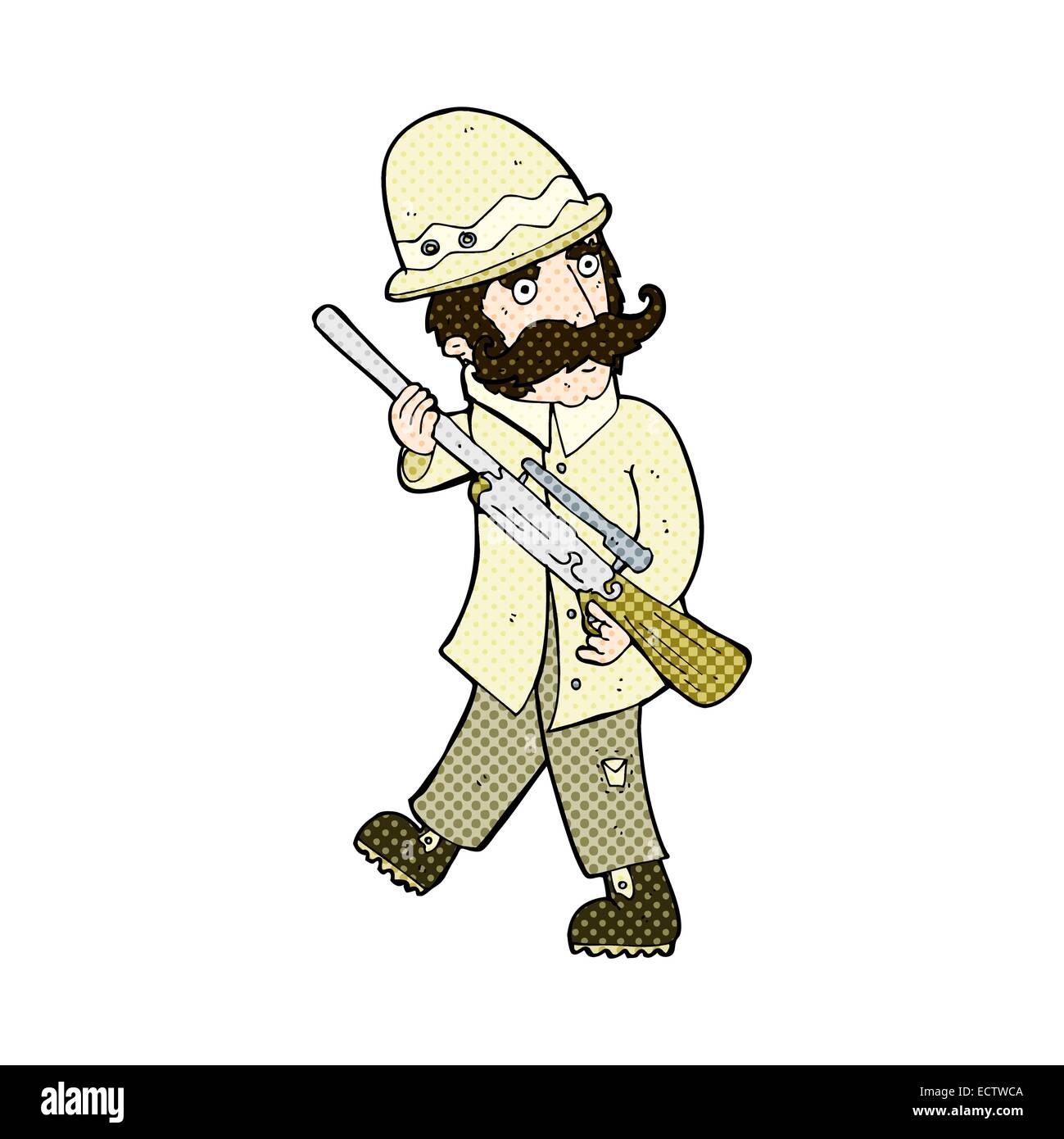 Victorian game hunter Stock Vector Images - Alamy