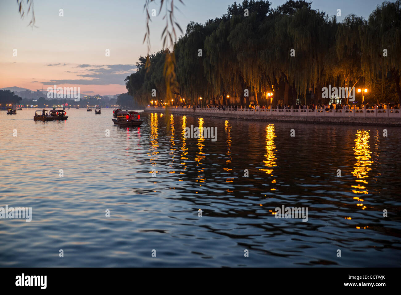 Shichaha lake, Xicheng district, Beijing, China Stock Photo - Alamy