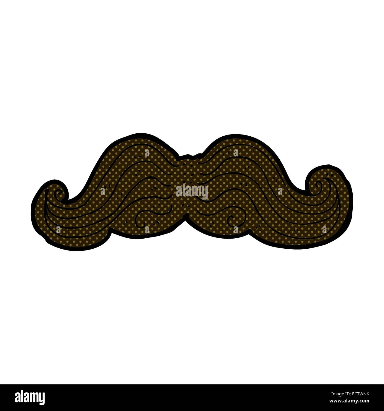 retro comic book style cartoon mustache Stock Vector Image & Art - Alamy