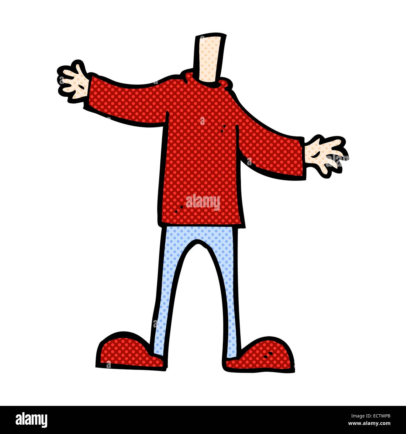 retro comic book style cartoon body (mix and match retro comic book ...