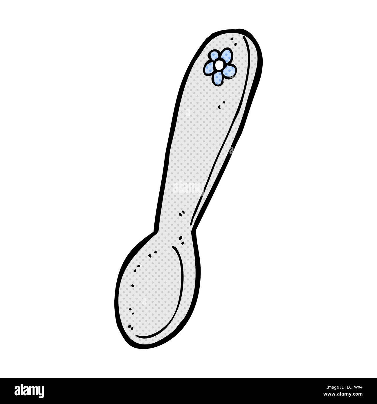 retro comic book style cartoon spoon Stock Vector Image & Art - Alamy