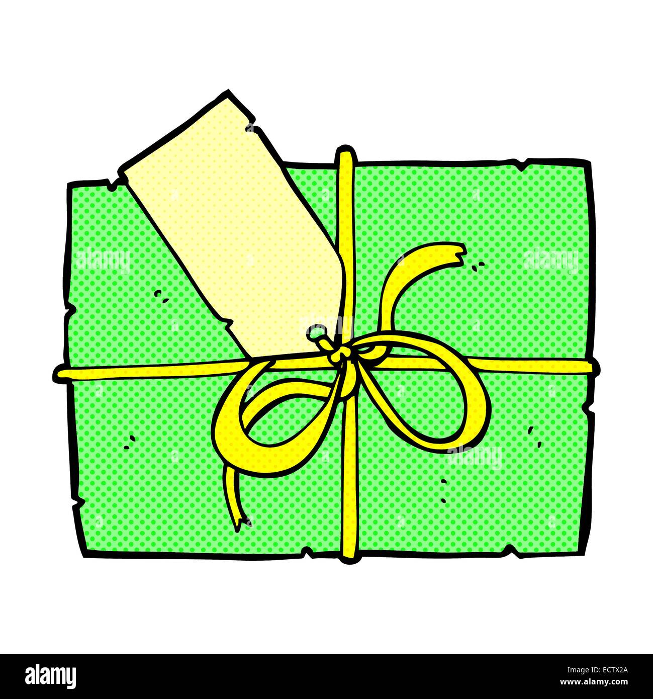 Gift wrapped book Stock Vector Images - Alamy