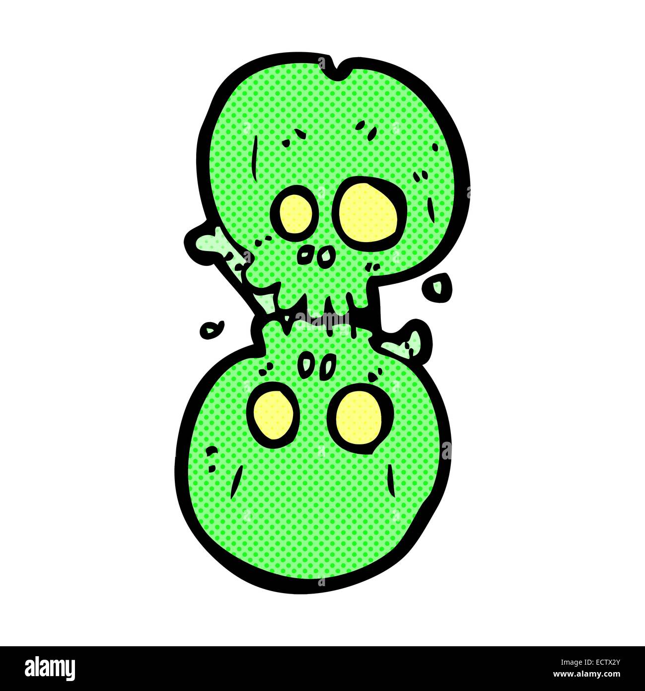 Number eight vector comic style hi-res stock photography and images - Alamy