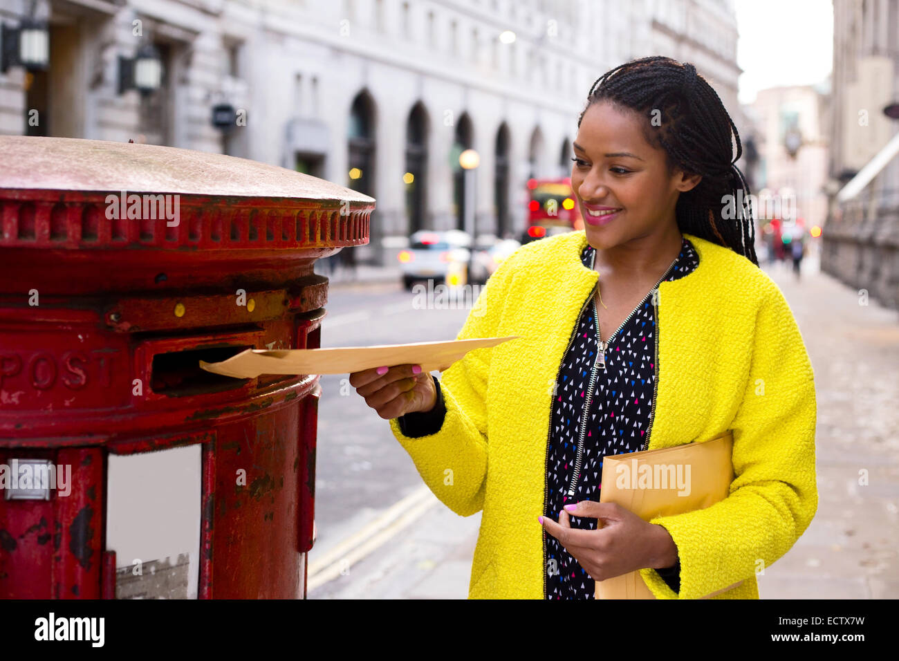 Person posting letters hi-res stock photography and images - Alamy