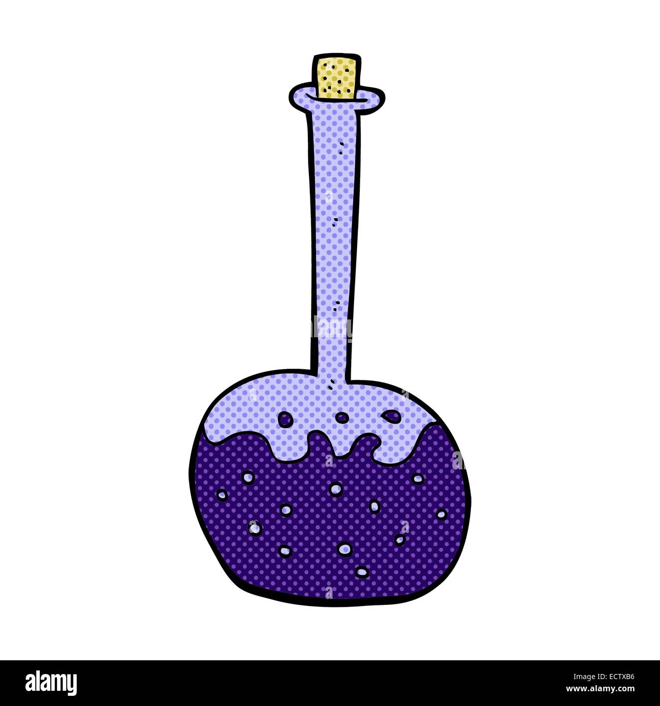 retro comic book style cartoon chemical potion Stock Vector Image & Art ...