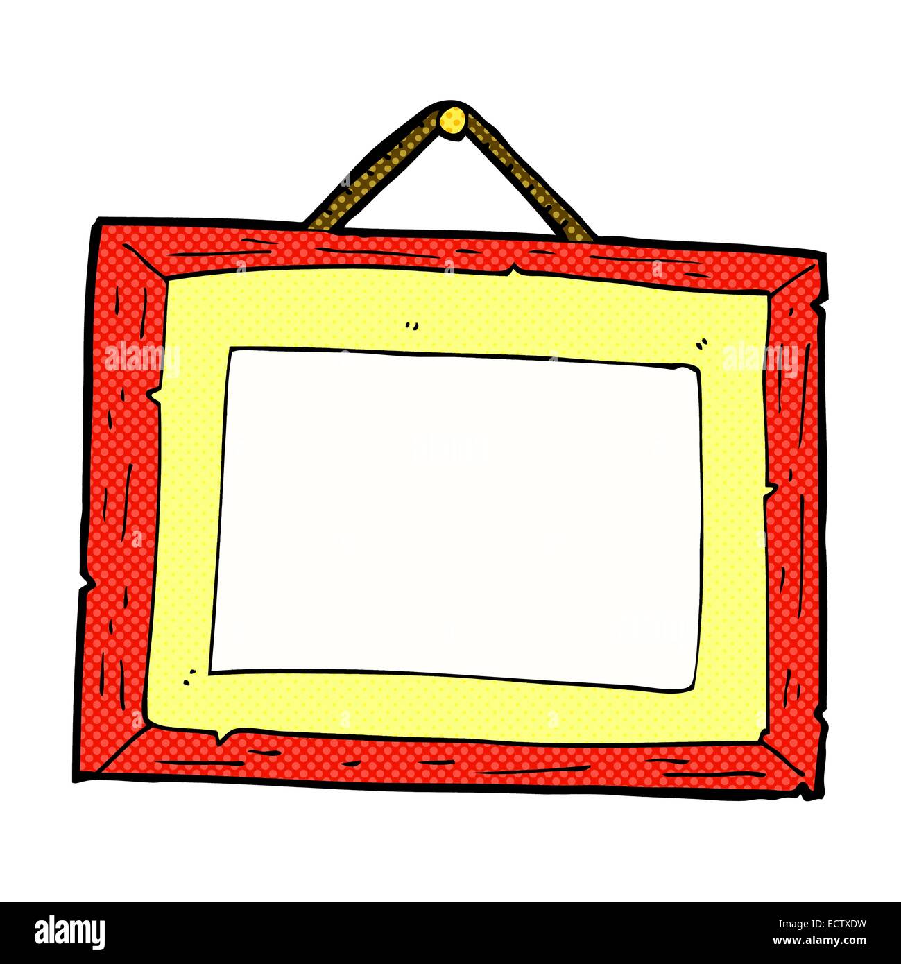 retro comic book style cartoon picture frame Stock Vector Image & Art ...