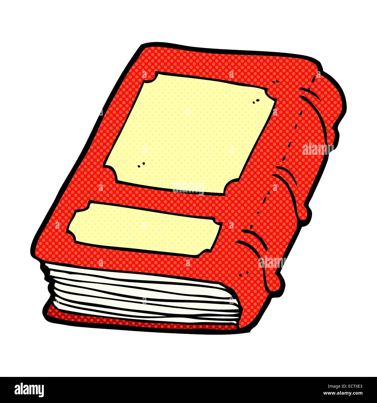 retro comic book style cartoon old book Stock Vector Image & Art - Alamy