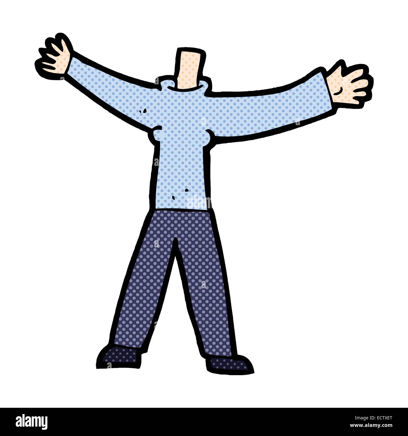 Cartoon headless body Cut Out Stock Images & Pictures - Alamy