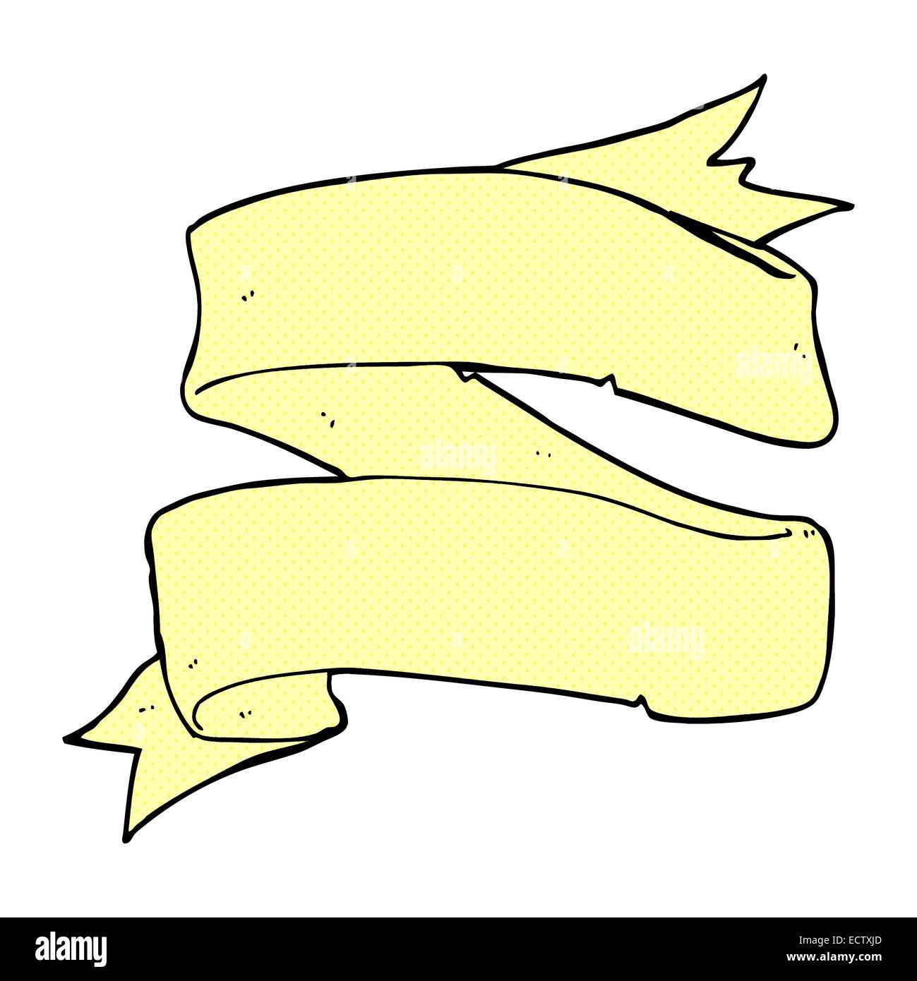 heraldry scroll retro comic book style cartoon Stock Vector Image & Art ...