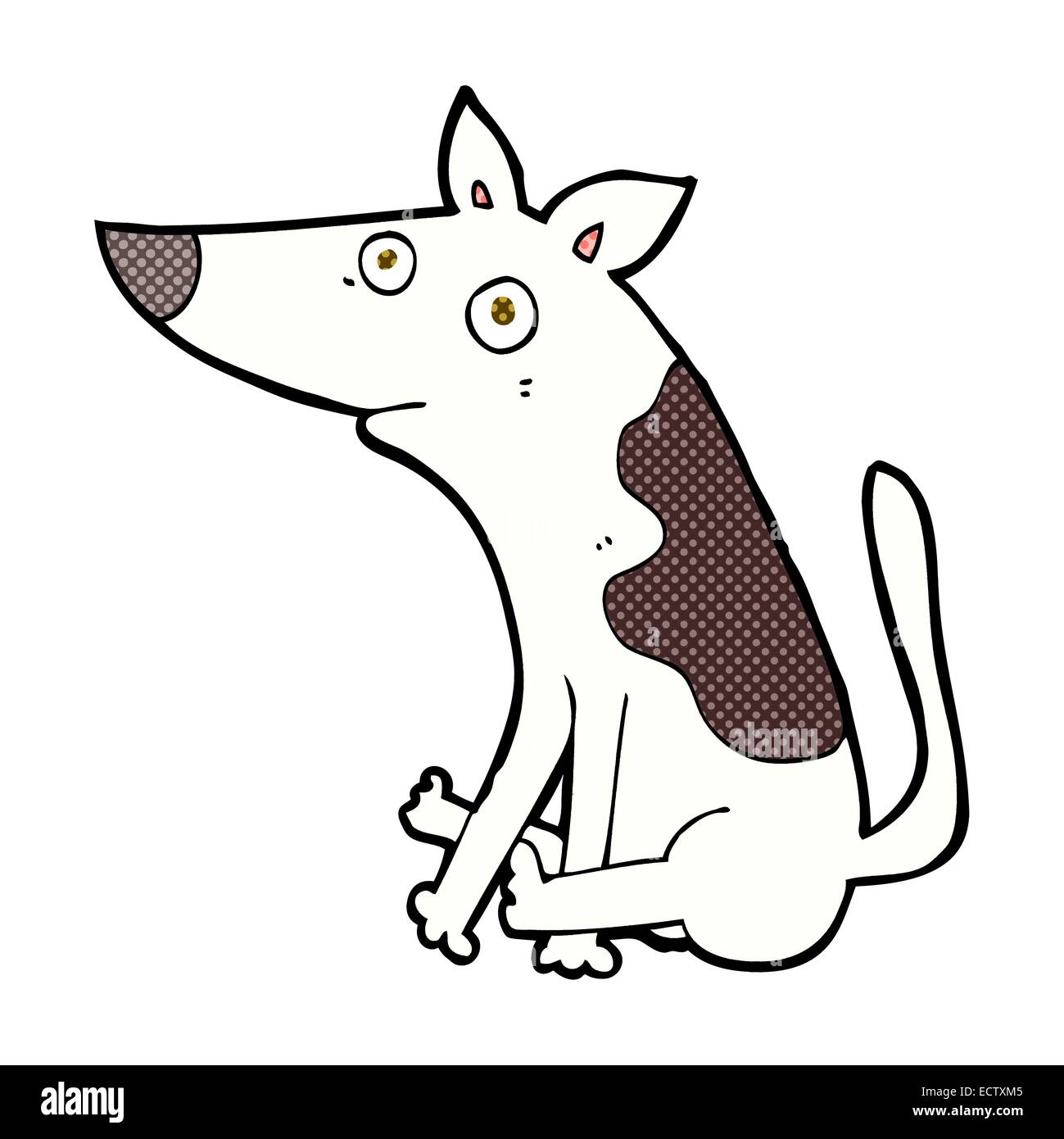 retro comic book style cartoon dog Stock Vector Image & Art - Alamy