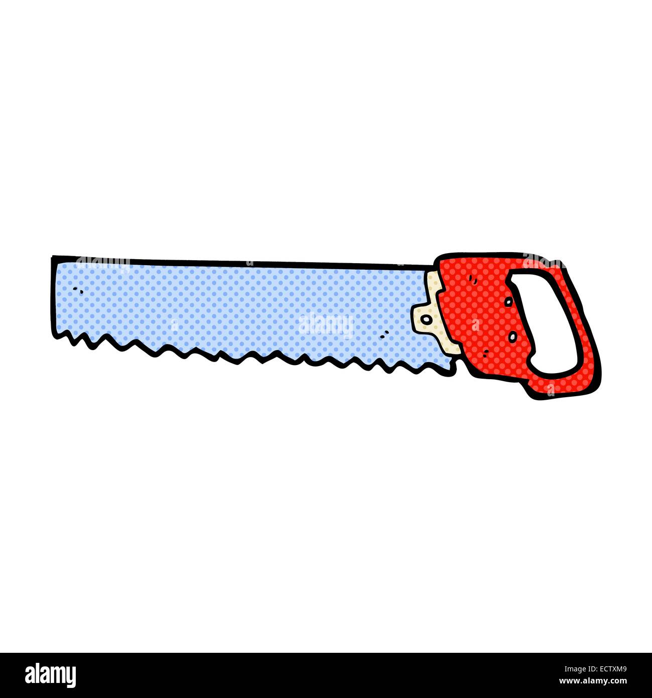 retro comic book style cartoon saw Stock Vector Image & Art - Alamy