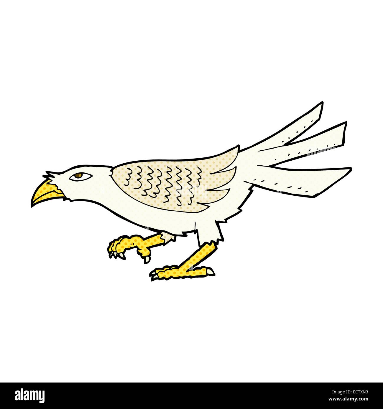retro comic book style cartoon bird Stock Vector Image & Art - Alamy