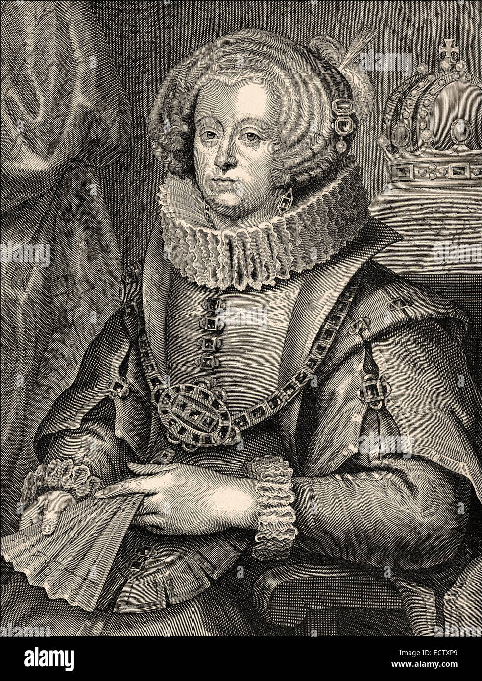 Maria Anna of Spain, 1606 - 1646, Holy Roman Empress as the wife of ...
