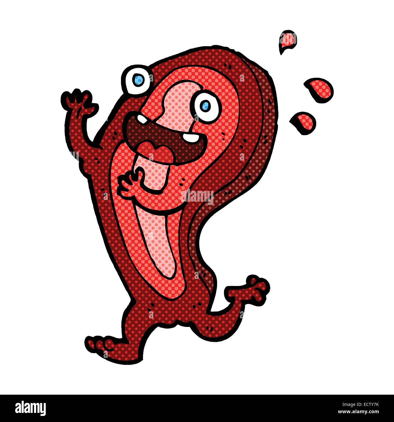 Cartoon character meat steak running hi-res stock photography and ...