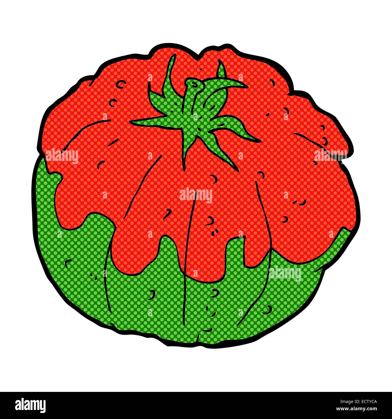 retro comic book style cartoon tomato Stock Vector Image & Art - Alamy