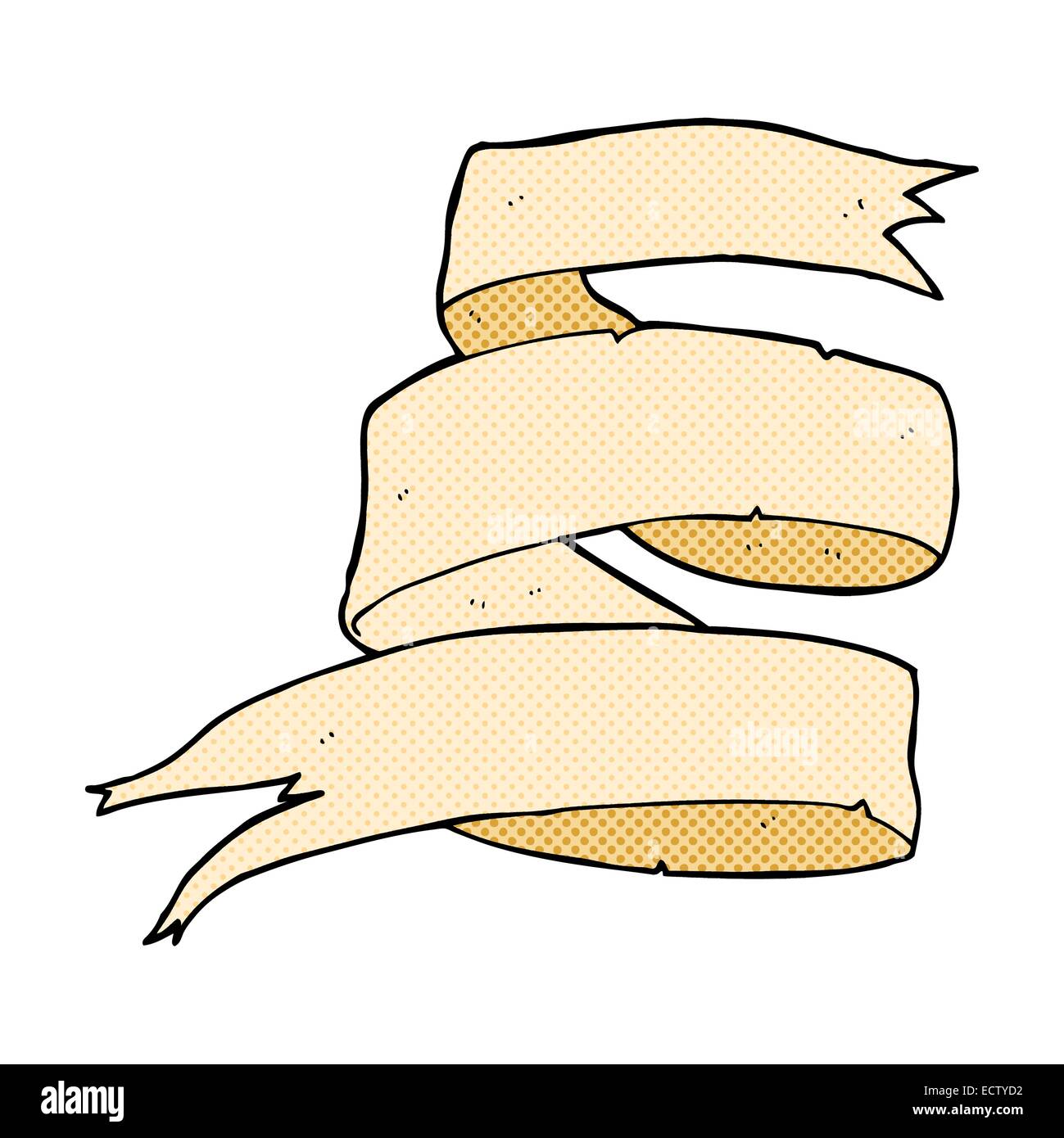 Old scroll banner retro comic Stock Vector Images - Alamy