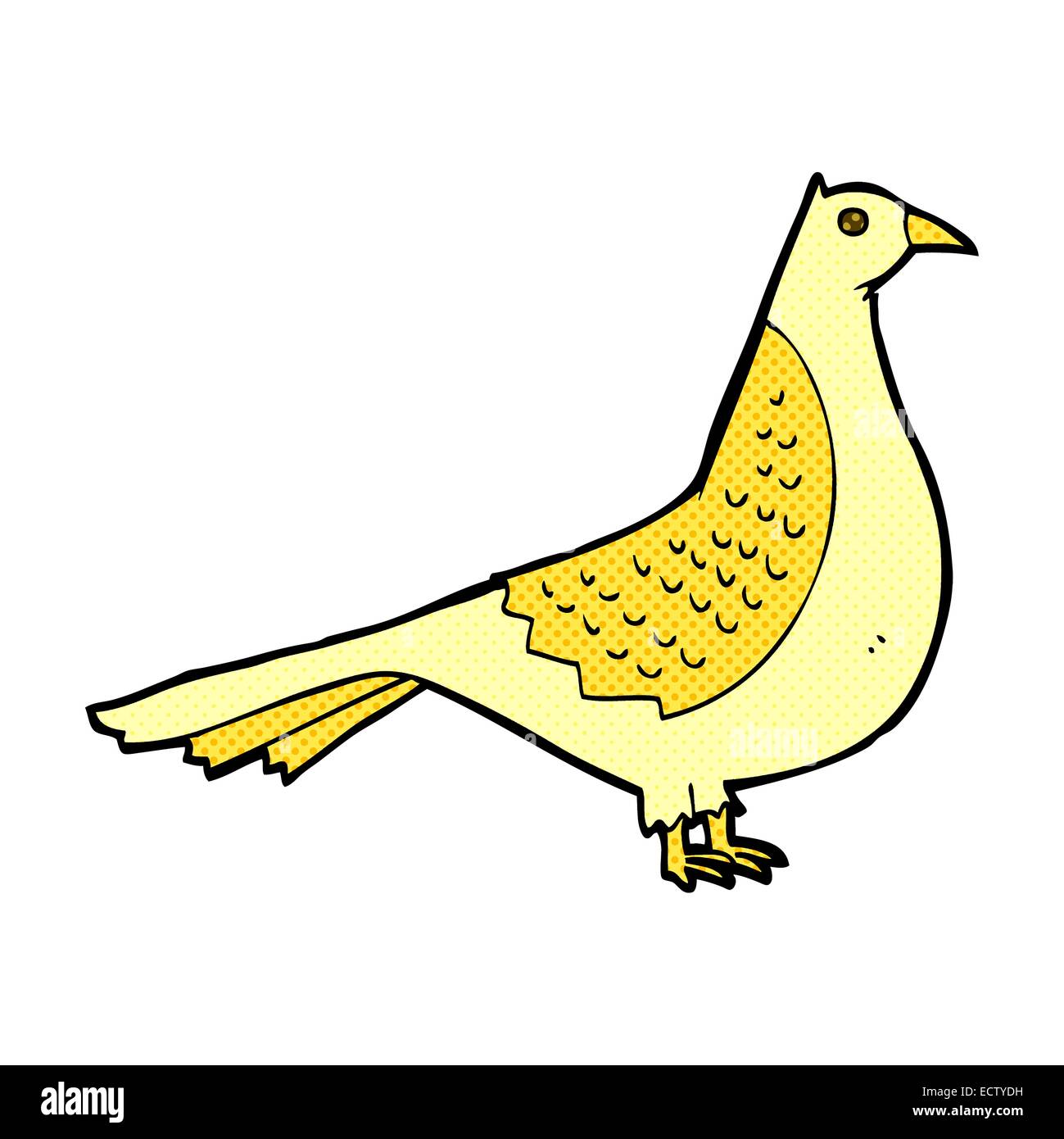 retro comic book style cartoon bird Stock Vector Image & Art - Alamy