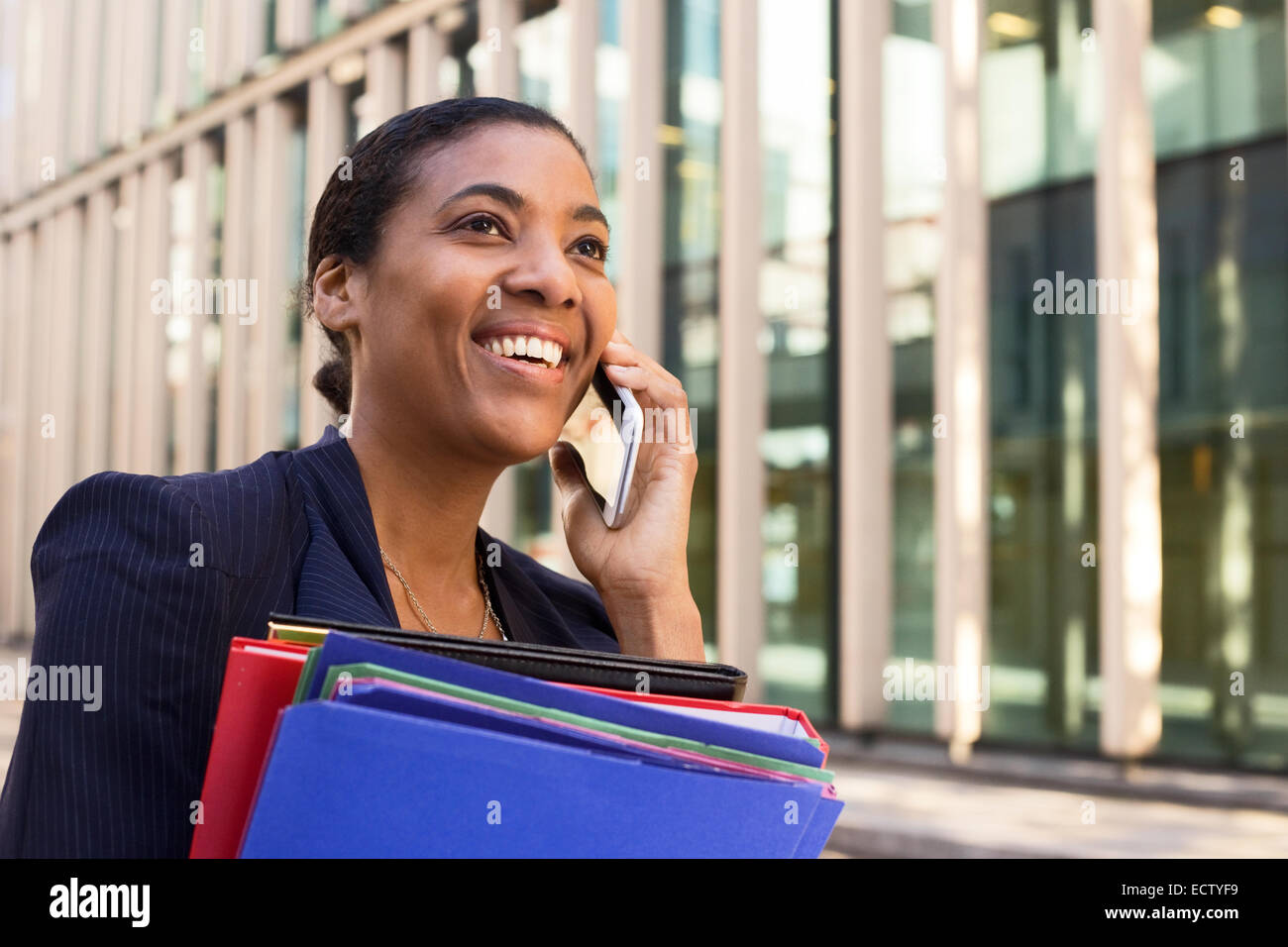 Phone call outside business hi-res stock photography and images - Alamy