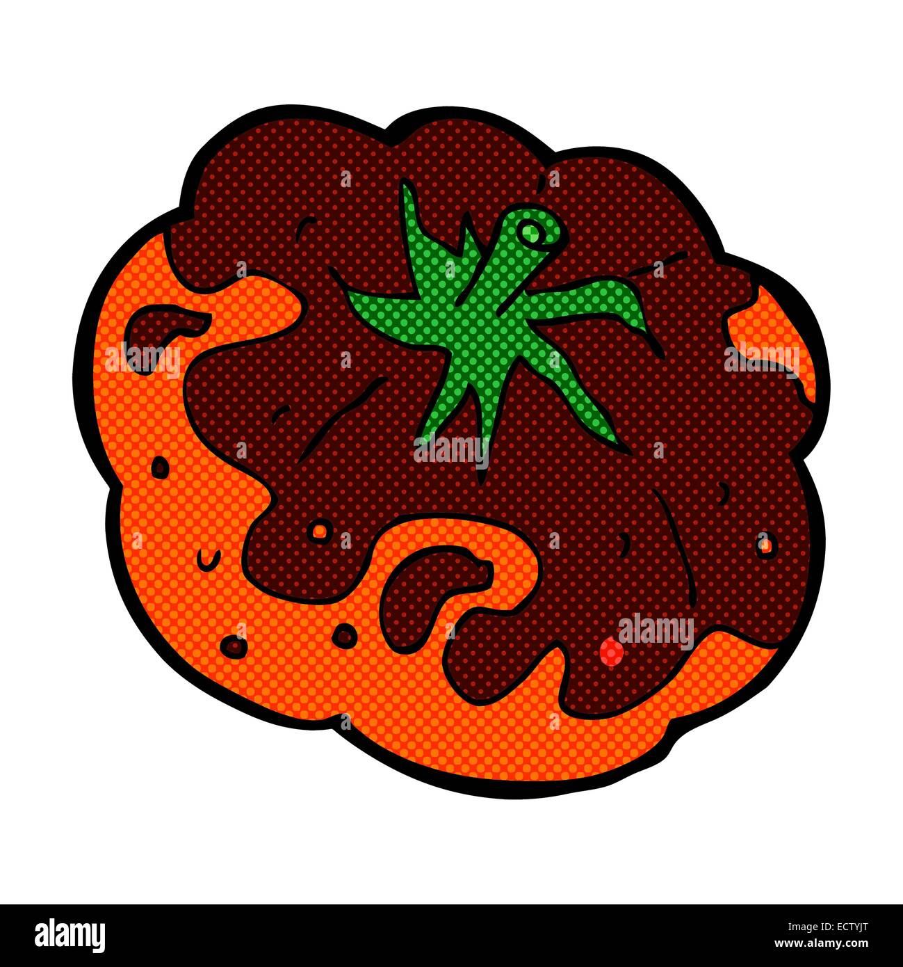 retro comic book style cartoon tomato Stock Vector Image & Art - Alamy