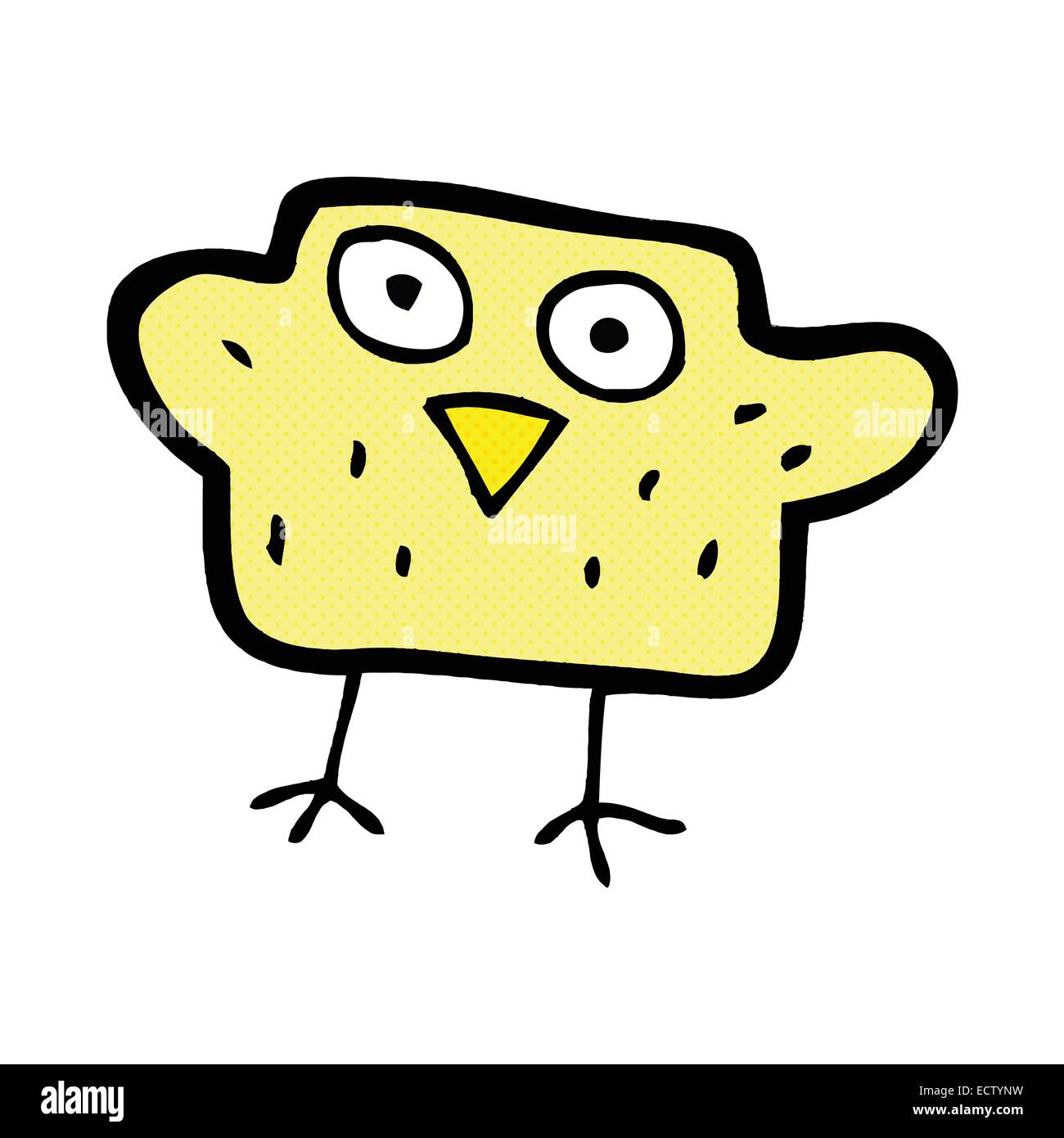 retro comic book style cartoon bird Stock Vector Image & Art - Alamy