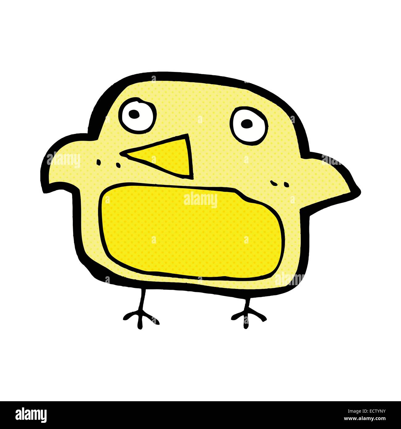 retro comic book style cartoon bird Stock Vector Image & Art - Alamy