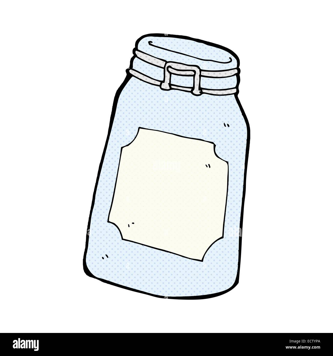 retro comic book style cartoon jar Stock Vector Image & Art - Alamy