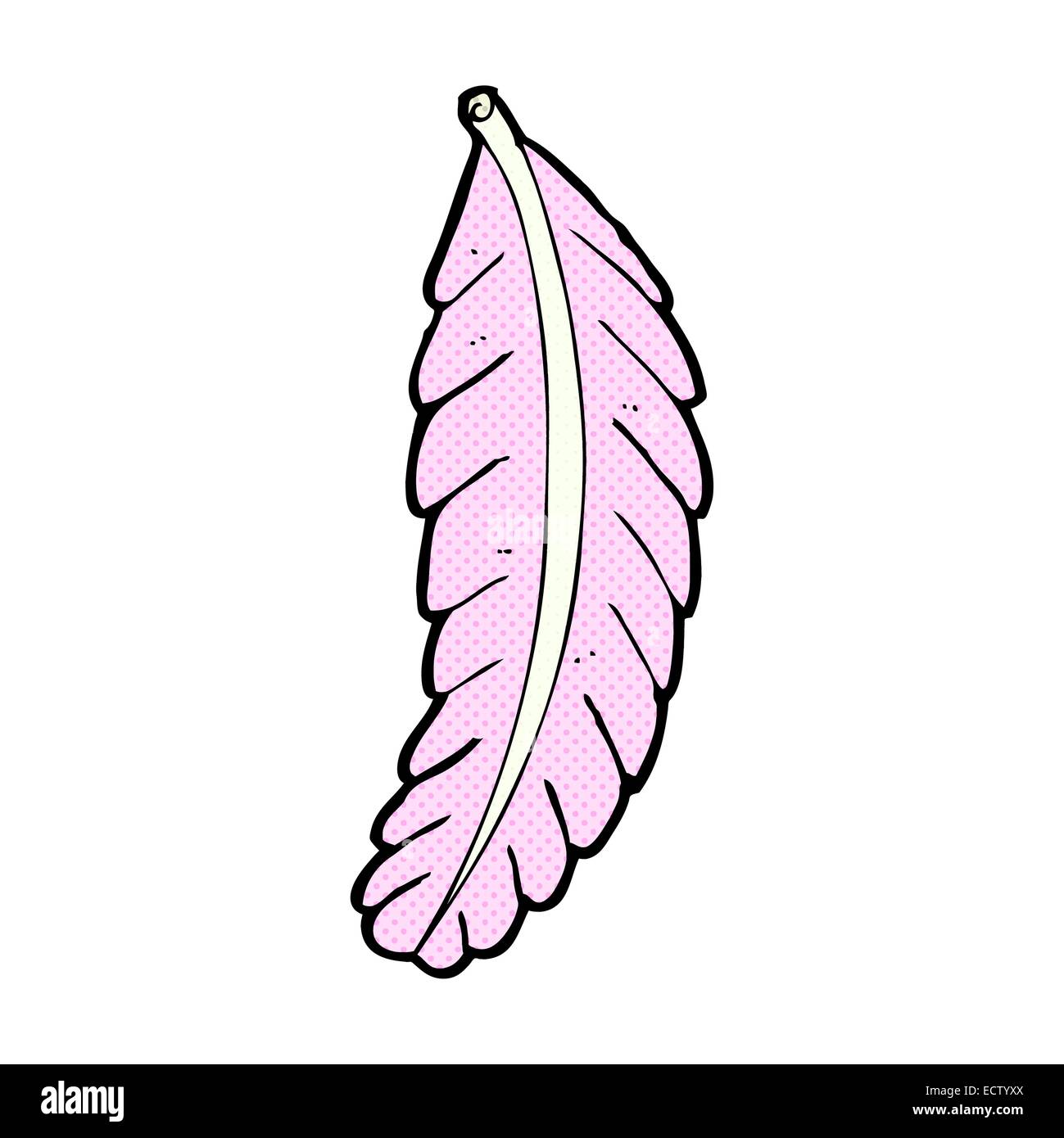 retro comic book style cartoon feather Stock Vector Image & Art - Alamy
