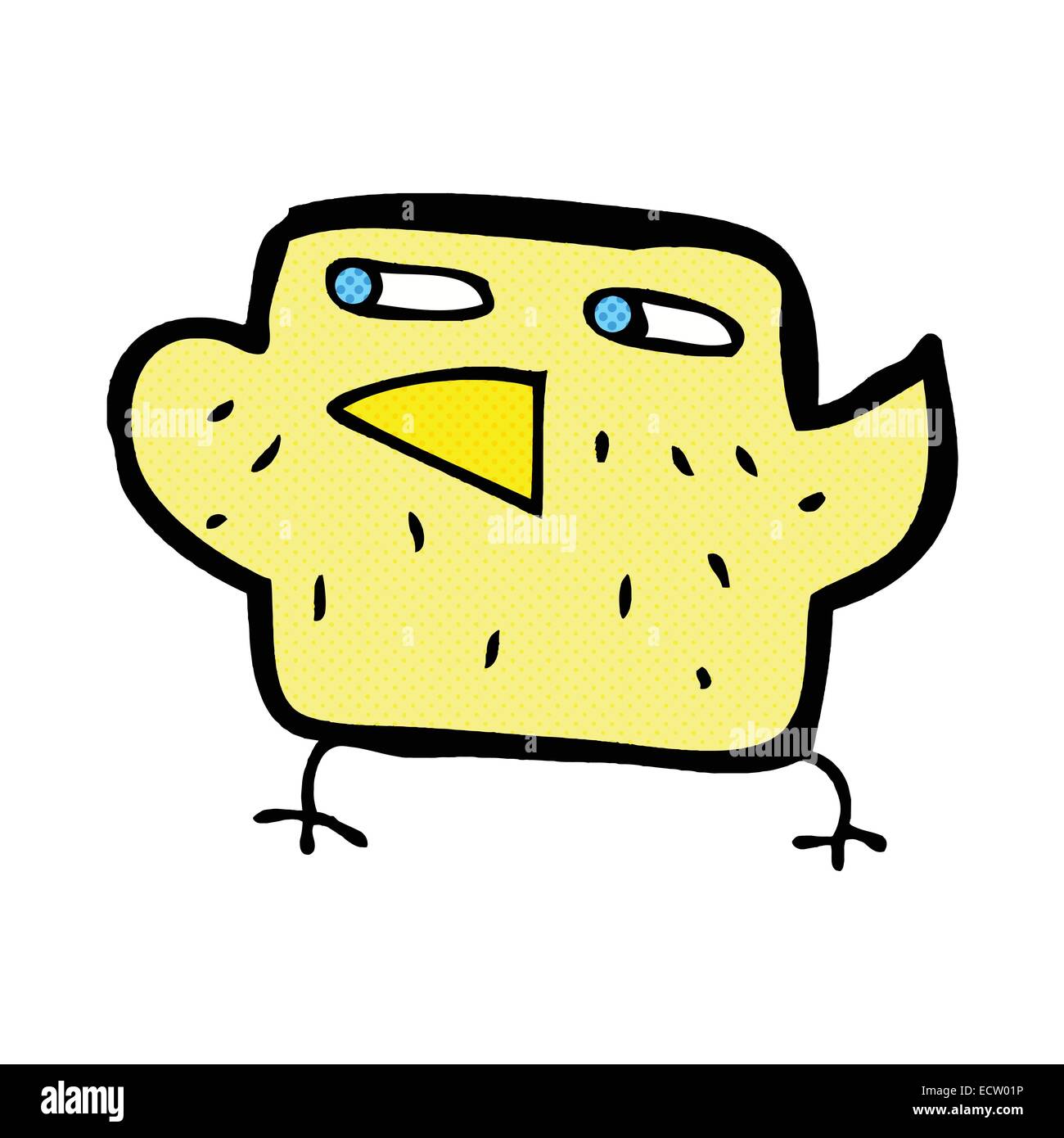 retro comic book style cartoon bird Stock Vector Image & Art - Alamy