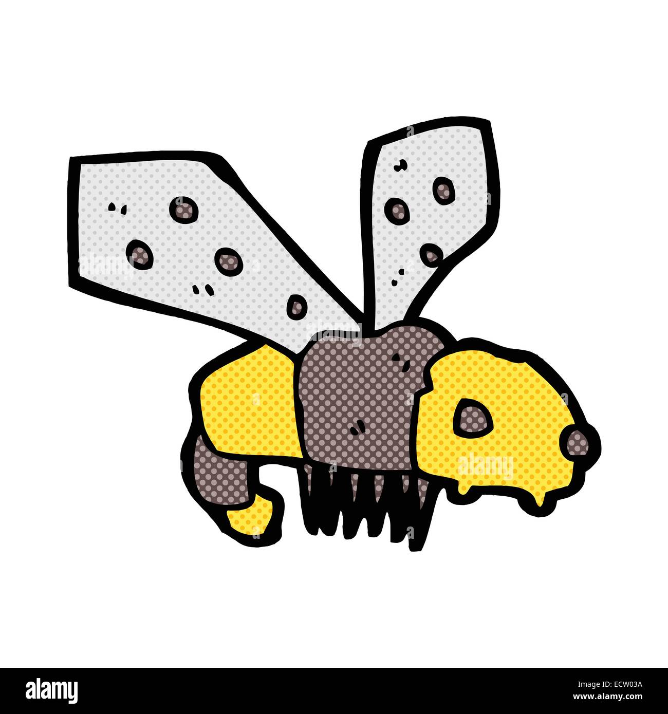 retro comic book style cartoon bee Stock Vector Image & Art - Alamy