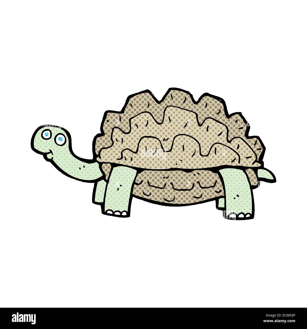 retro comic book style cartoon tortoise Stock Vector Image & Art - Alamy