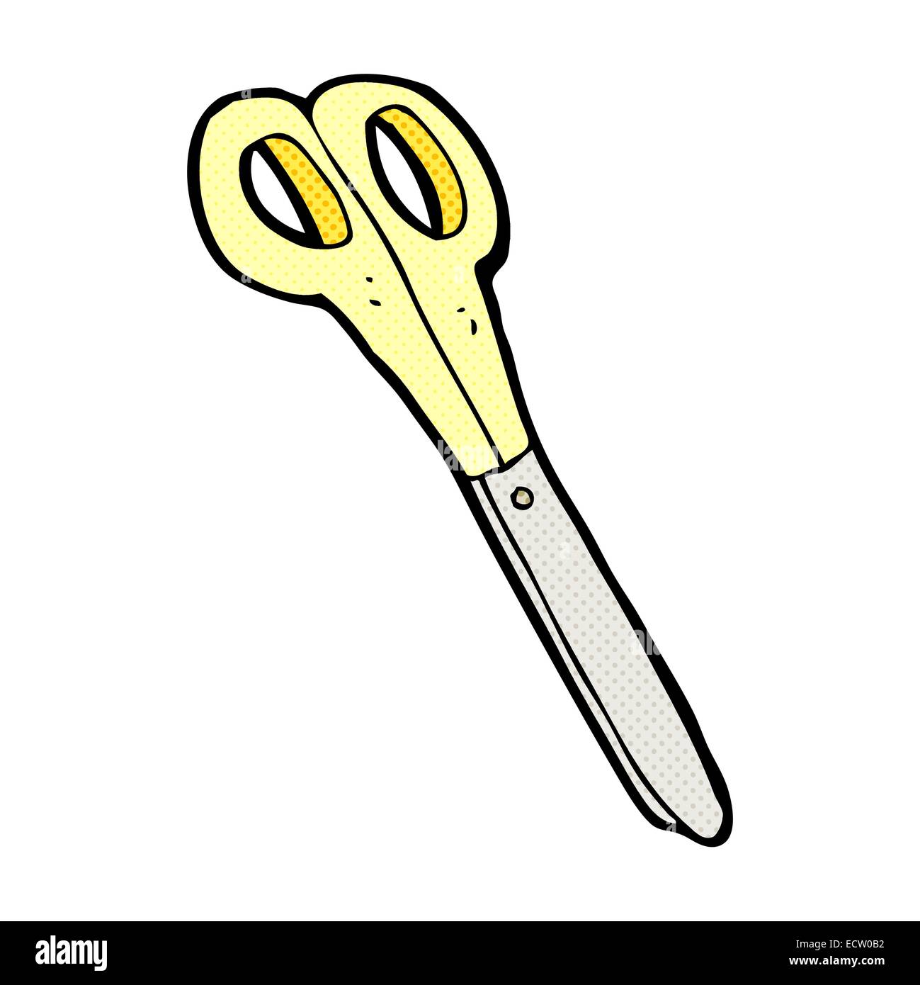 retro comic book style cartoon scissors Stock Vector Image & Art - Alamy
