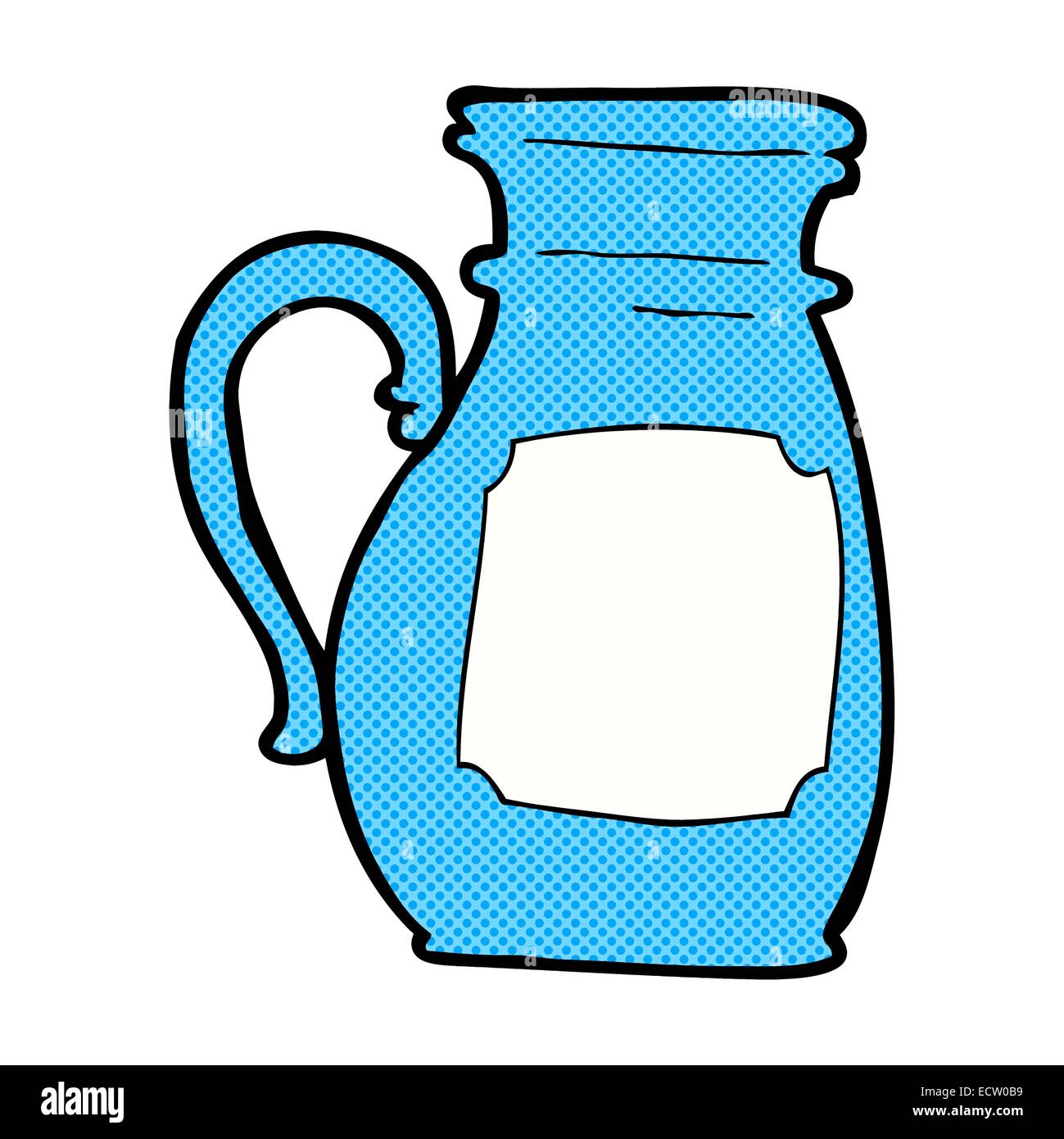 retro comic book style cartoon jug Stock Vector Image & Art - Alamy