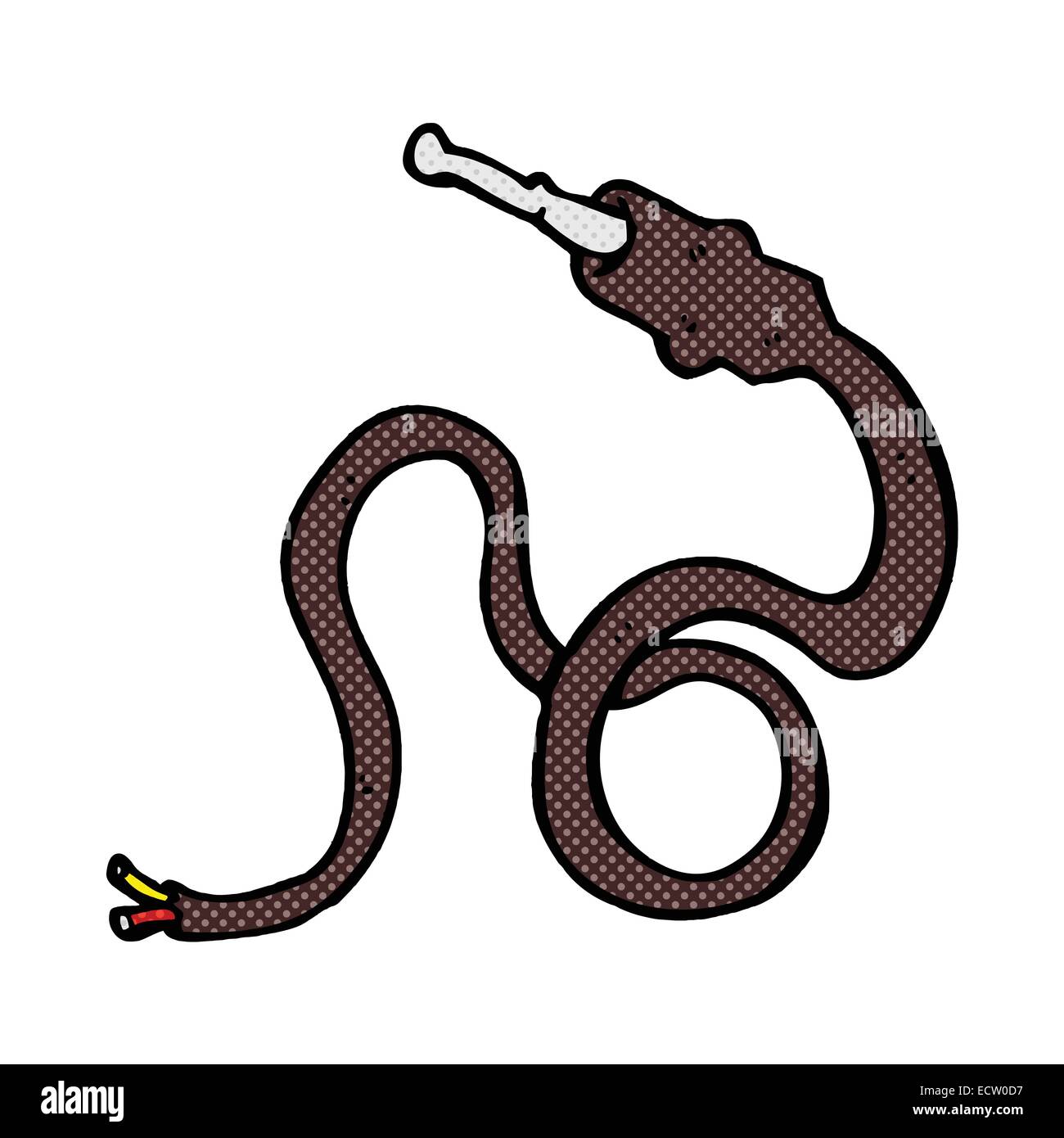 retro comic book style cartoon electrical lead Stock Vector Image & Art ...