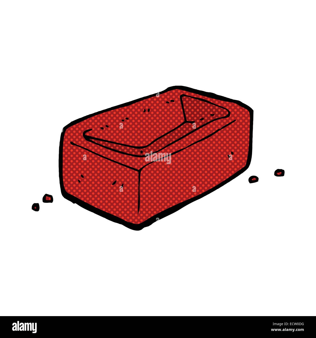 retro comic book style cartoon brick Stock Vector Image & Art - Alamy