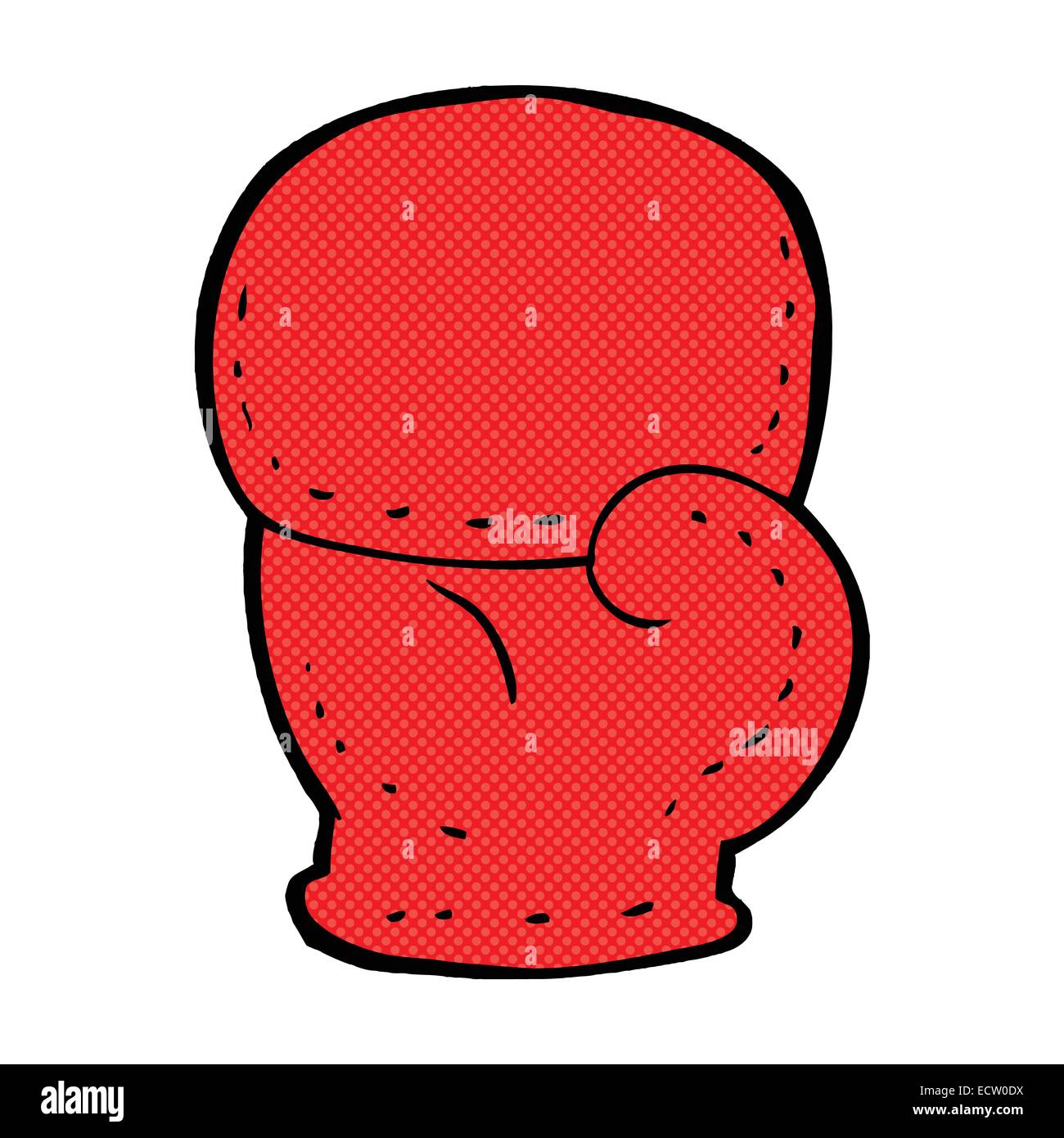 retro comic book style cartoon boxing glove Stock Vector Image & Art ...